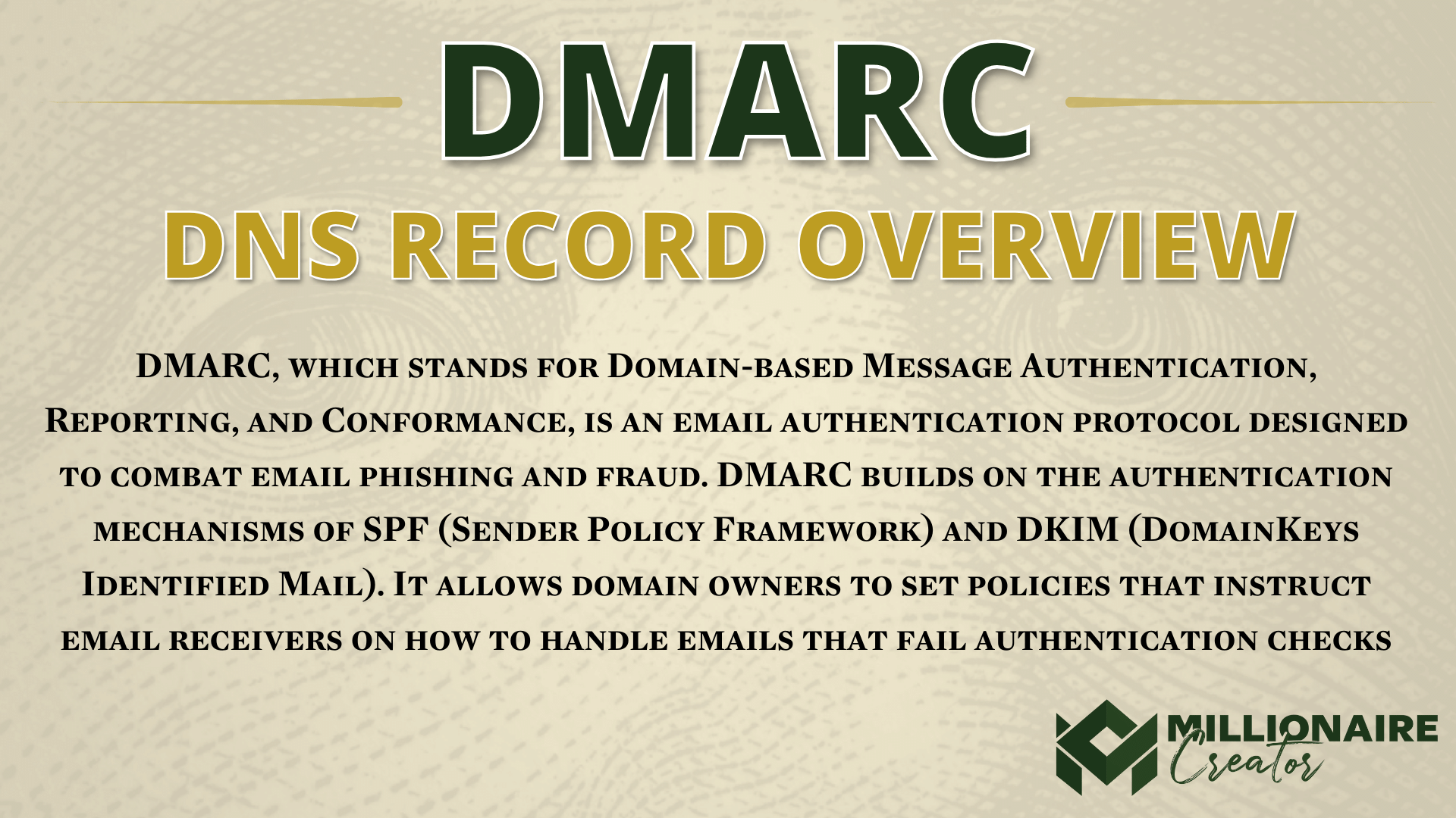 What a DMARC record is and how to implement it in your DNS settings